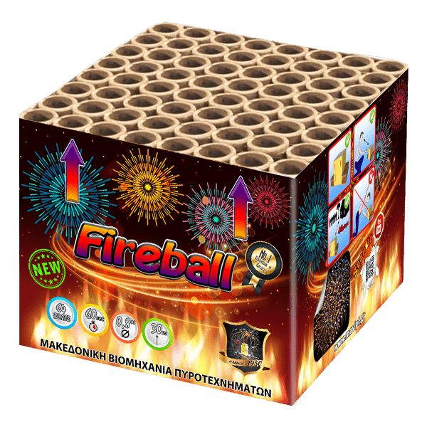 Πυροτέχνημα Fireball 64 βολές - Empneusi Fireworks